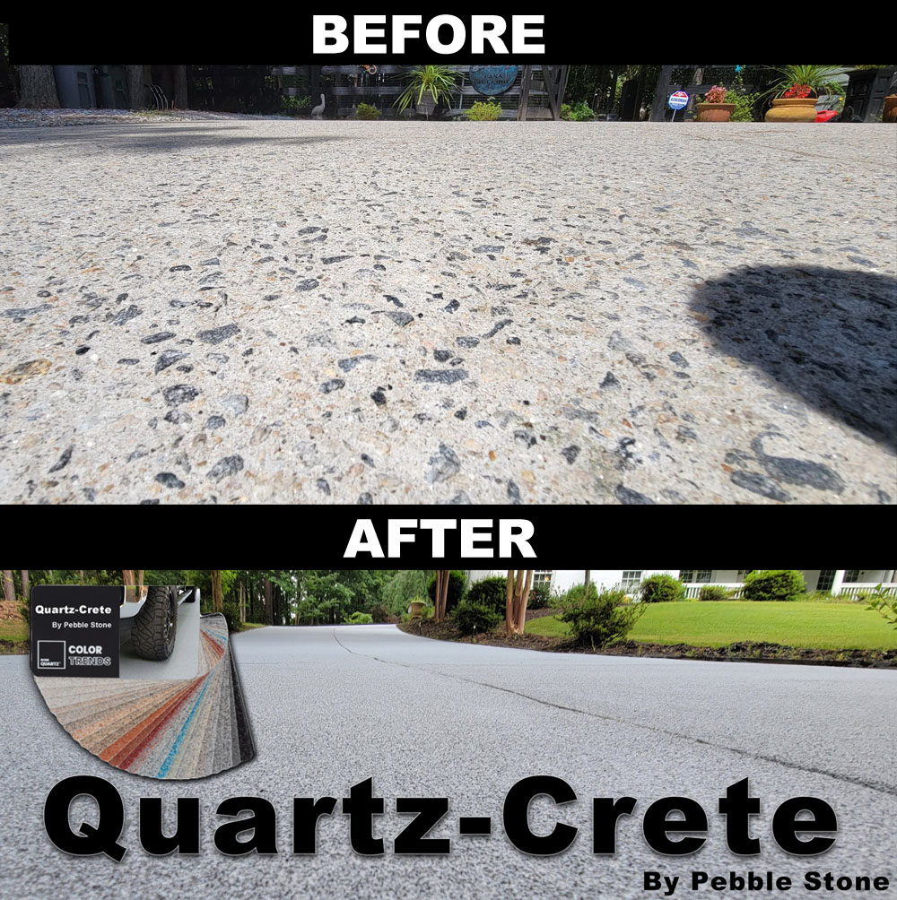 Quartz-Crete Resin Quartz System - Tested! - Pebble Stone, LLC
